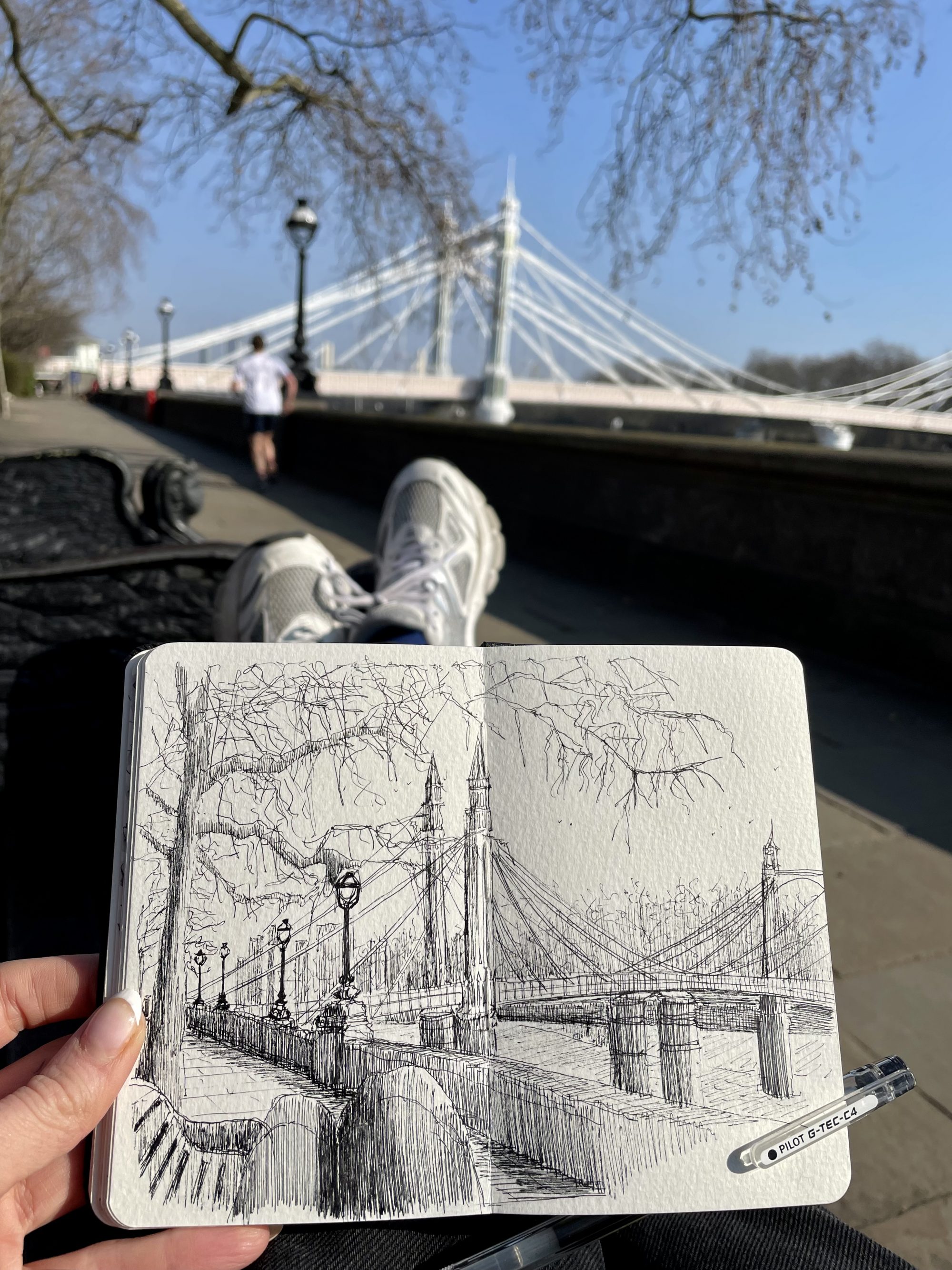 Albert Bridge, London - Here & Now
